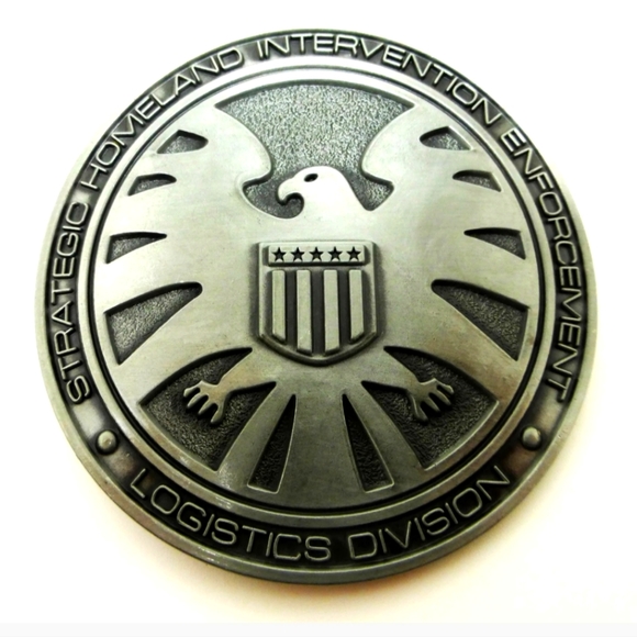 Accessories | Agents Of Shield Homelander Logo Enamel Metal Belt Buckle ...